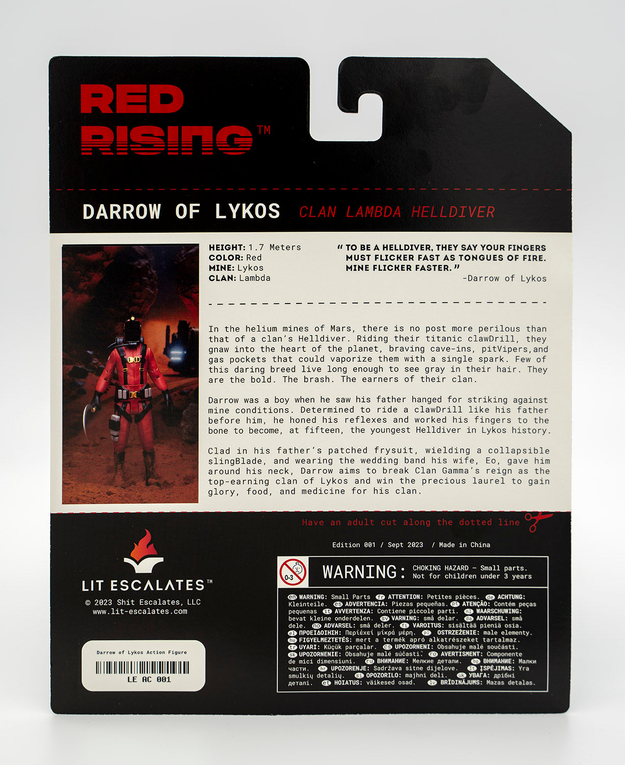 Darrow of Lykos Action Figure – Lit Escalates