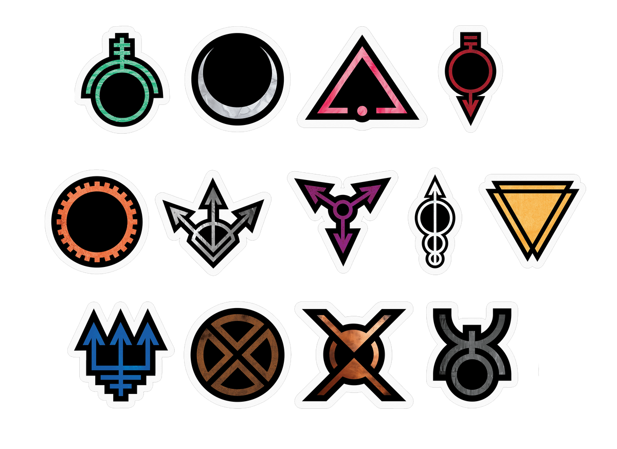 Full Set of Sigil Gamepieces – Lit Escalates