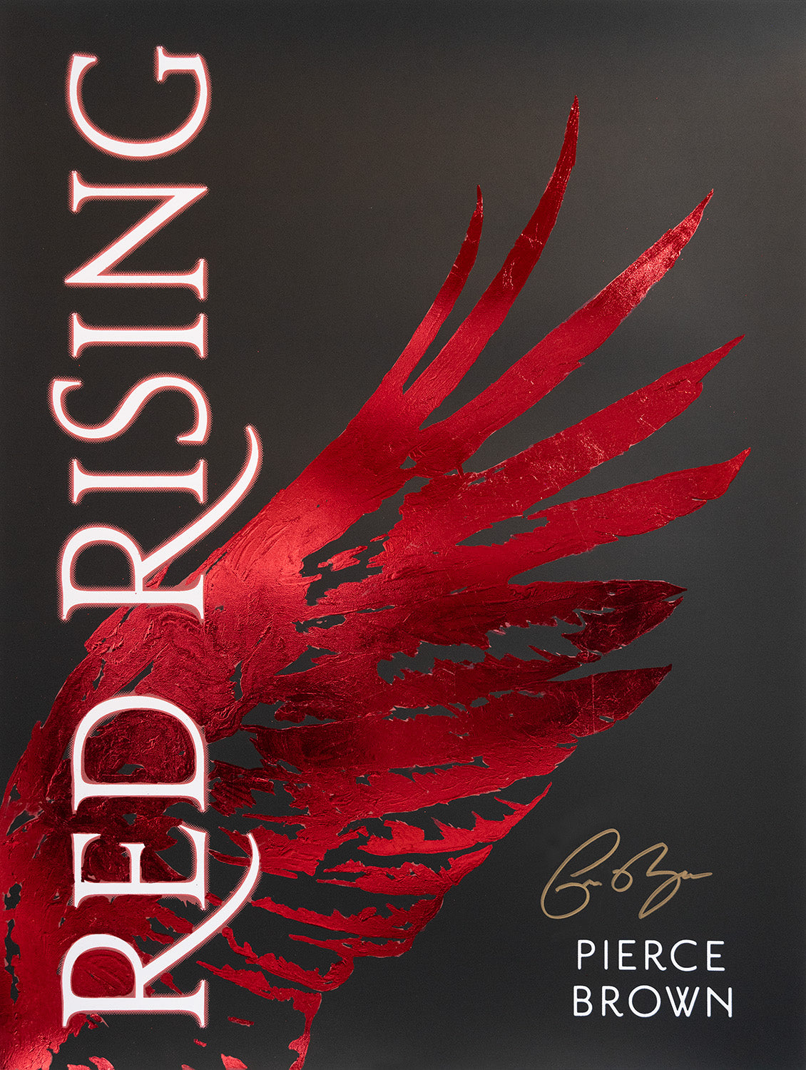 RED FOIL EDITION: Signed, Red Foil RR Cover Screen Print – Lit Escalates