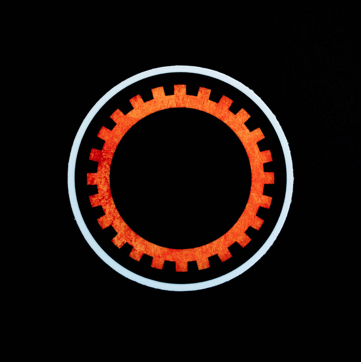 Orange Sigil Sticker – Lit Escalates