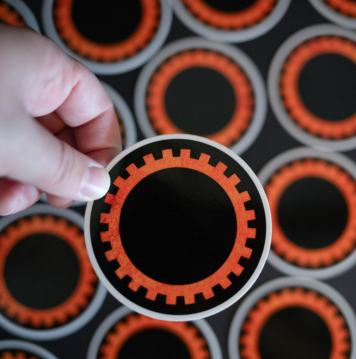 Orange Sigil Sticker – Lit Escalates