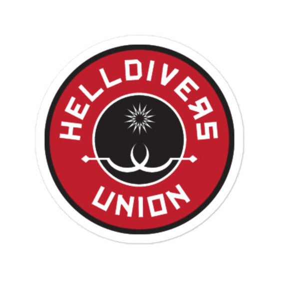 Helldivers Union Sticker – Lit Escalates